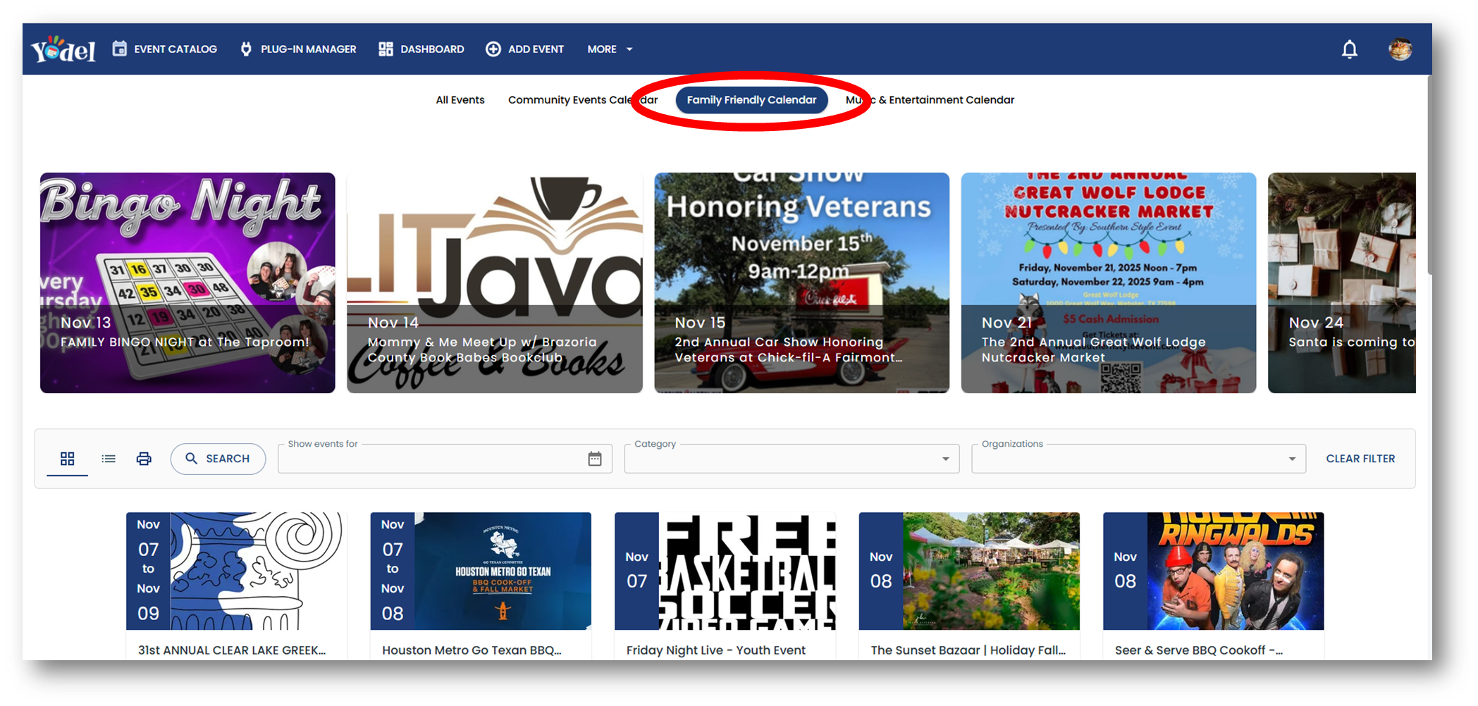 How to Feature Events in the Event Catalog – Yodel