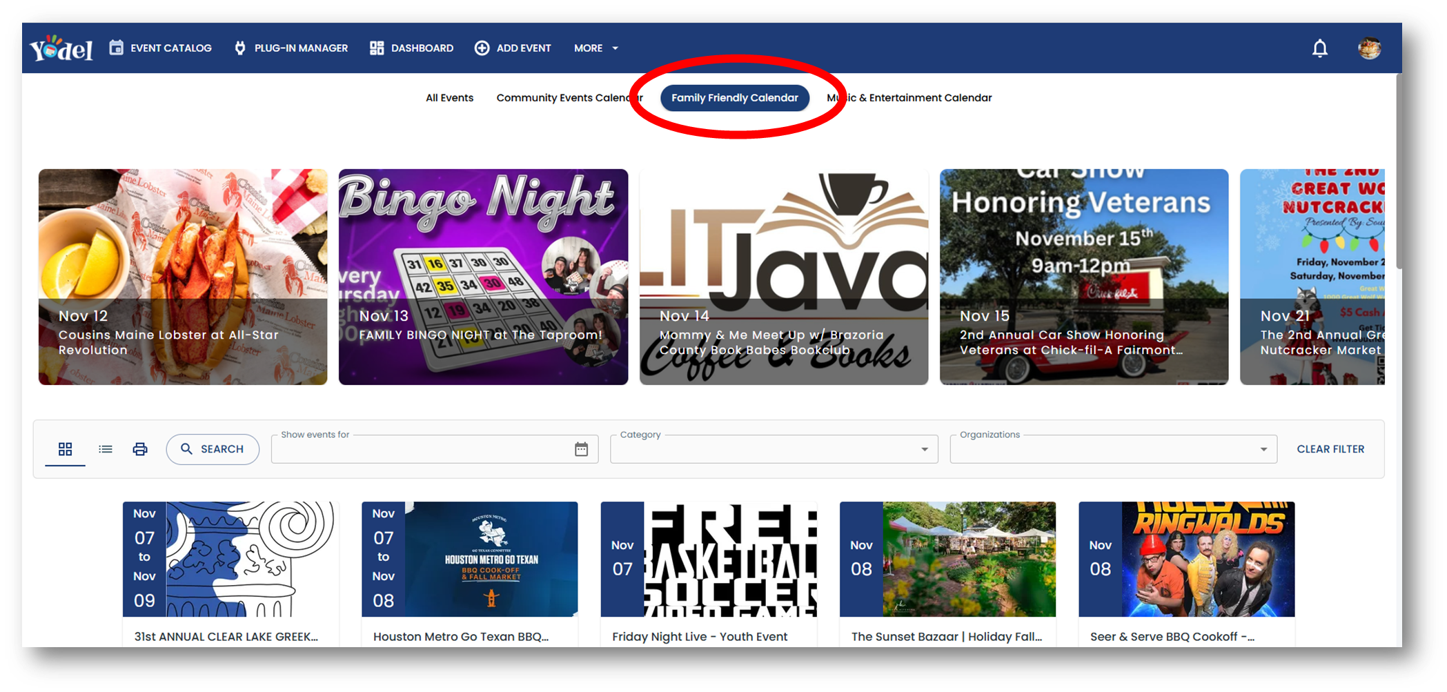 How to Add or Remove Events from a Plug-In on the Event Catalog – Yodel