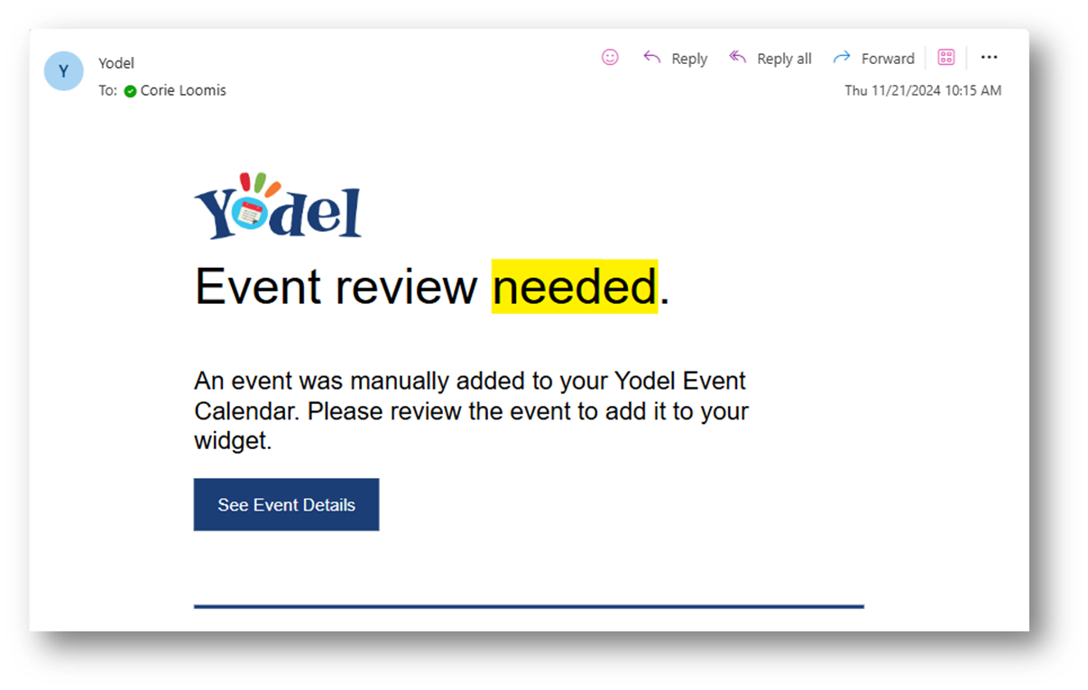 How to Approve or Deny Manually Submitted Events – Yodel
